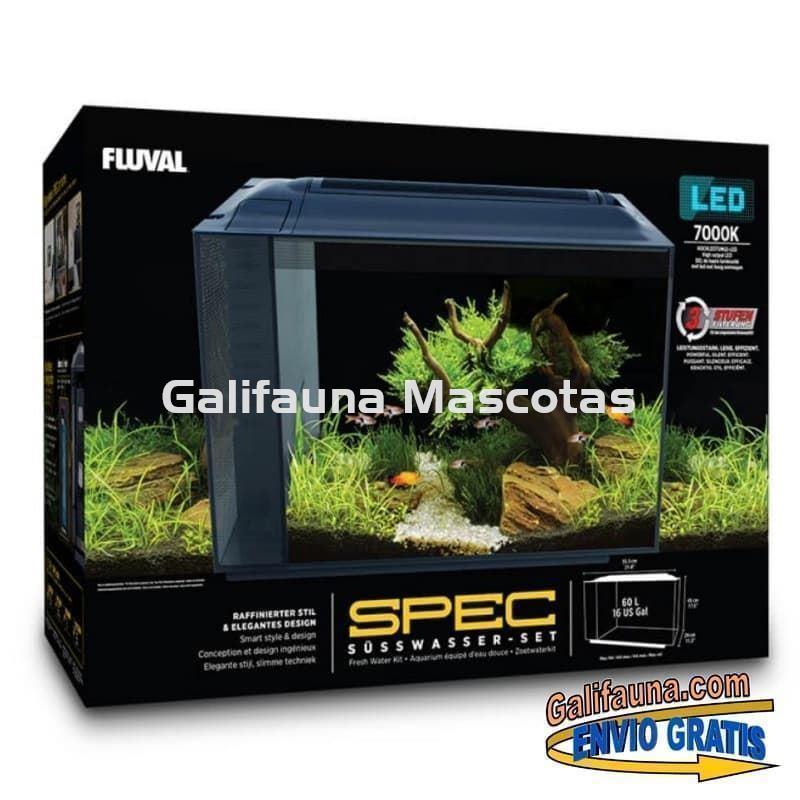 ACUARIO FLUVAL SPEC 60 litros. Elegancia y diseño en un práctico acuario.